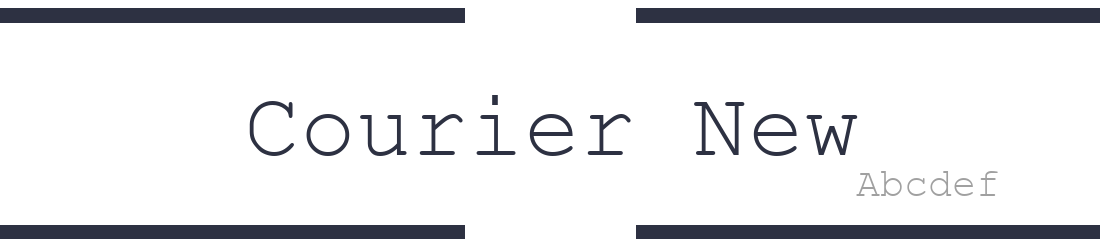 Courier New: Descargar Fuente Gratis | MaisFontes