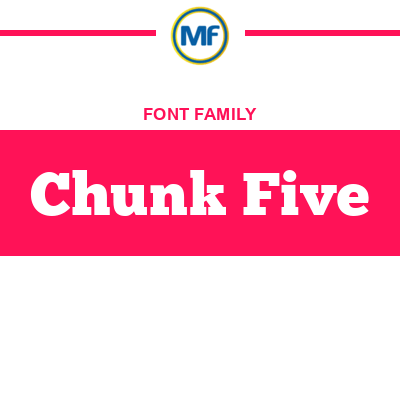 Download Chunk Five Fonts | MaisFontes