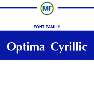 Optima Cyrillic Font Family: Download Free | MaisFontes