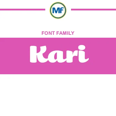 Download Kari Fonts | MaisFontes