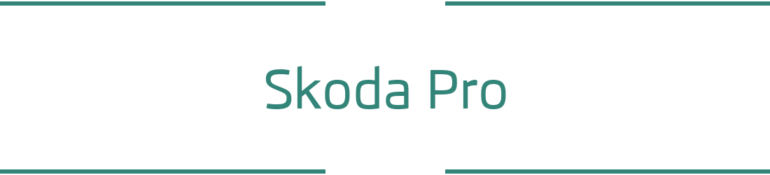 Skoda Pro Font Family: Free Download | MaisFontes