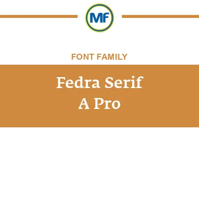 Download Fedra Serif A Pro Fonts | MaisFontes