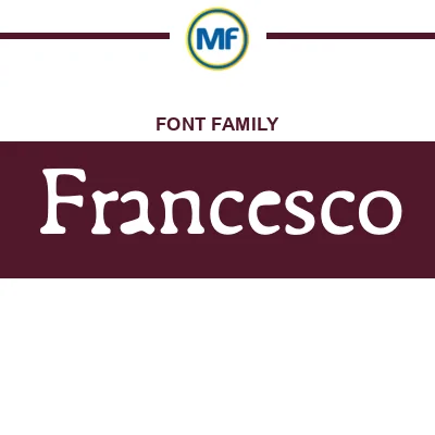 Francesco Font Family: Free Download | MaisFontes