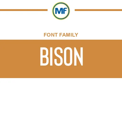 Download Bison Fonts | MaisFontes