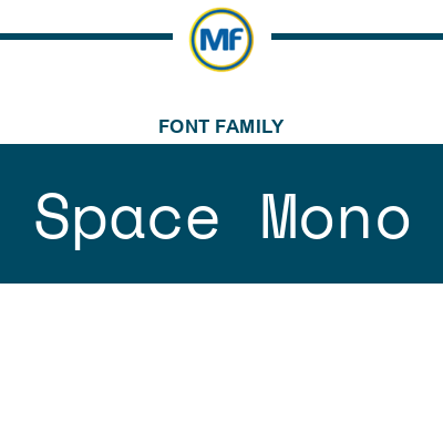 Download Space Mono Fonts (Google Fonts) | MaisFontes