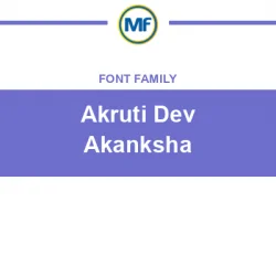 Akruti Dev Akanksha Bold: Free Font Download | MaisFontes