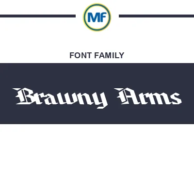 Brawny Arms Font Family: Download Free | MaisFontes