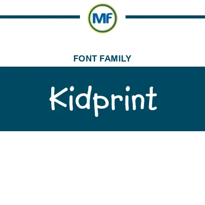 Download Kidprint Fonts | MaisFontes