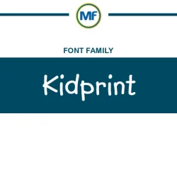 Kidprint W01: Free Font Download | MaisFontes