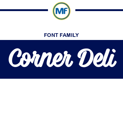 Download Corner Deli Fonts | MaisFontes