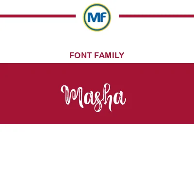 Download Masha Fonts | MaisFontes