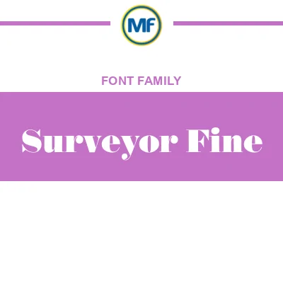 Download Surveyor Fine Fonts | MaisFontes