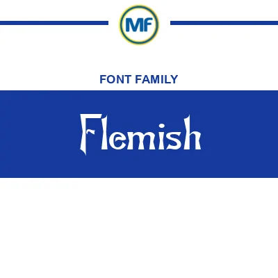 Download Flemish Fonts | MaisFontes