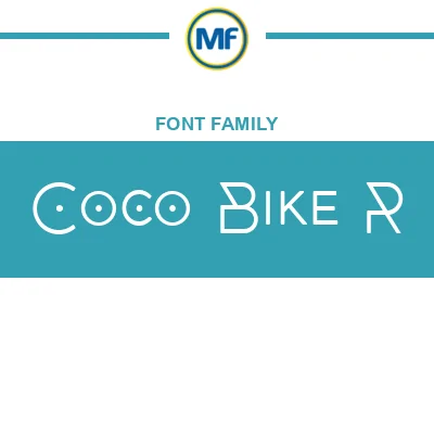 Download Coco Bike R Fonts | MaisFontes