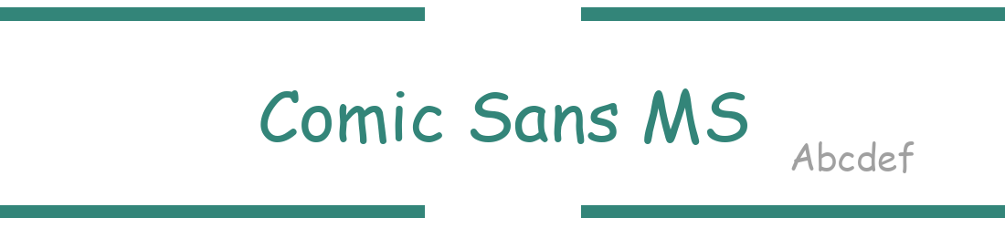Comic Sans MS: Free Font Download | MaisFontes