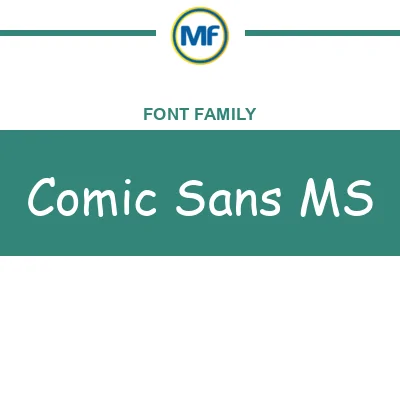 Download Comic Sans MS Fonts | MaisFontes