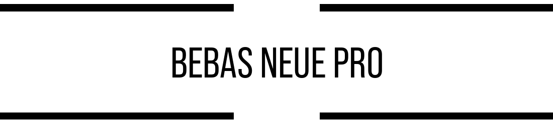 Bebas Neue Pro Regular: Baixar Fonte Grátis | MaisFontes