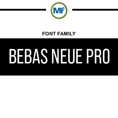 Bebas Neue Pro fonts: See the differences between Bebas Neue and ...
