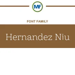 Hernandez Niu Light Font: Free Download | MaisFontes
