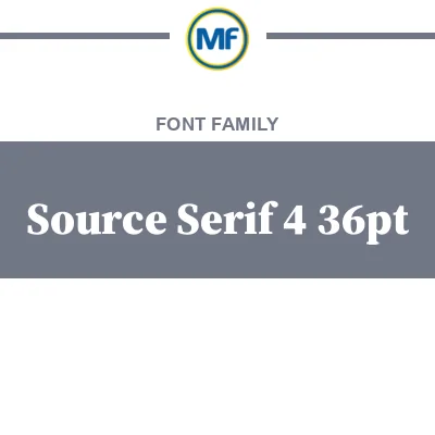 Download Source Serif 4 36pt Fonts (Google Fonts) | MaisFontes