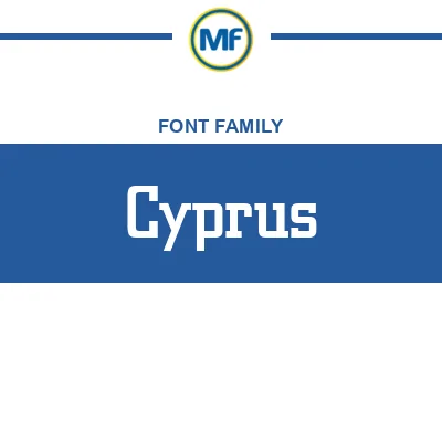 Download Cyprus Fonts | MaisFontes