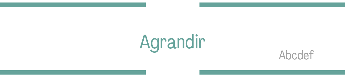 Agrandir Bold Font: Free Download | MaisFontes