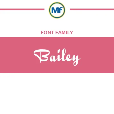 Download Bailey Fonts | MaisFontes