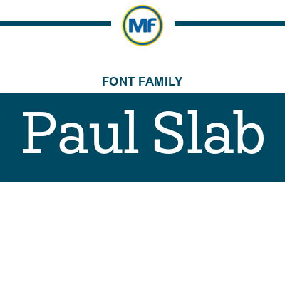 Paul Slab Font Family: Free Download | MaisFontes