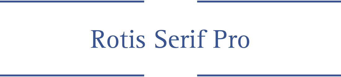 Rotis Serif Pro Bold Font: Free Download | MaisFontes