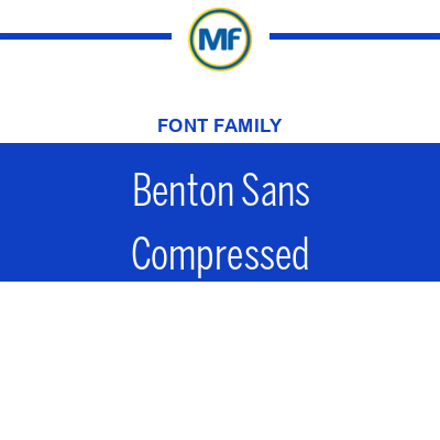 Download Benton Sans Compressed Fonts | MaisFontes