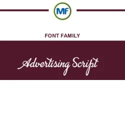 Advertising Script: Free Font Download | MaisFontes
