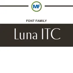 Luna ITC: Free Font Download | MaisFontes