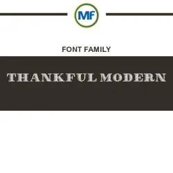 Thankful Modern Outline: Free Font Download | MaisFontes