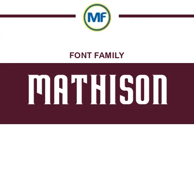 Download Mathison Fonts | MaisFontes