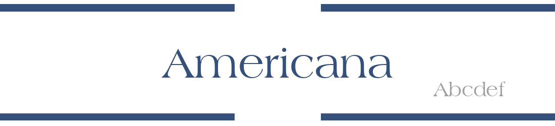 Americana Font: Free Download | MaisFontes