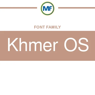 Khmer OS Font Family: Free Download | MaisFontes