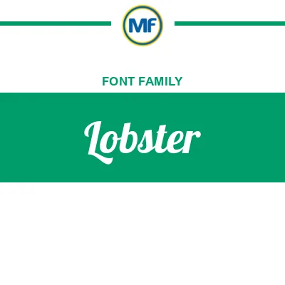 Download Lobster Fonts (Google Fonts) | MaisFontes