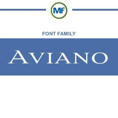 Download Aviano Fonts | MaisFontes