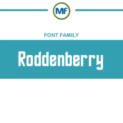 Roddenberry Font: Free Download | MaisFontes