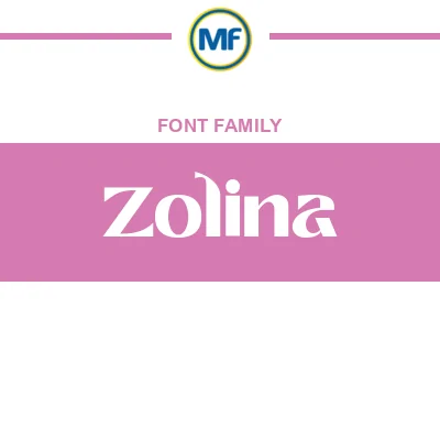 Download Zolina Fonts | MaisFontes