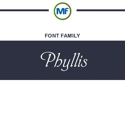 Phyllis Font Family: Free Download | MaisFontes