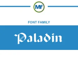 Paladin: Free Font Download | MaisFontes