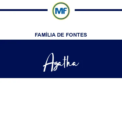Agatha Família de Fontes: Baixe Grátis | MaisFontes