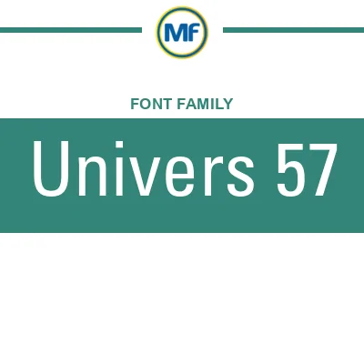 Download Univers 57 Fonts | MaisFontes