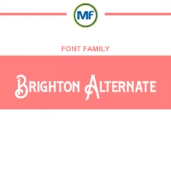 Brighton Spring Regular: Free Font Download | MaisFontes