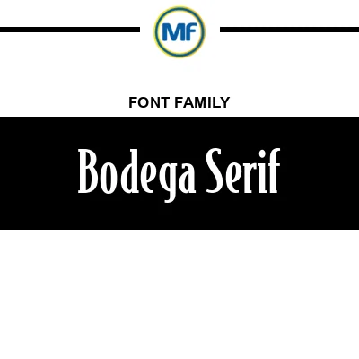 Download Bodega Serif Fonts | MaisFontes