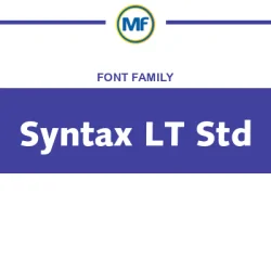 Syntax LT Std Bold: Free Font Download | MaisFontes