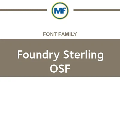Download Foundry Sterling OSF Fonts | MaisFontes