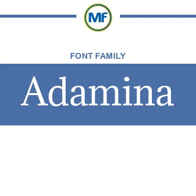 Download Adamina Fonts (Google Fonts) | MaisFontes