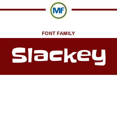 Slackey Font Family: Download Free (Google Fonts) | MaisFontes